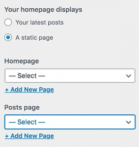 How to Set A Static Front Page in WordPress @ IndiThemes