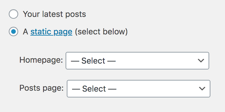 How To Set A Static Front Page In Wordpress Indithemes